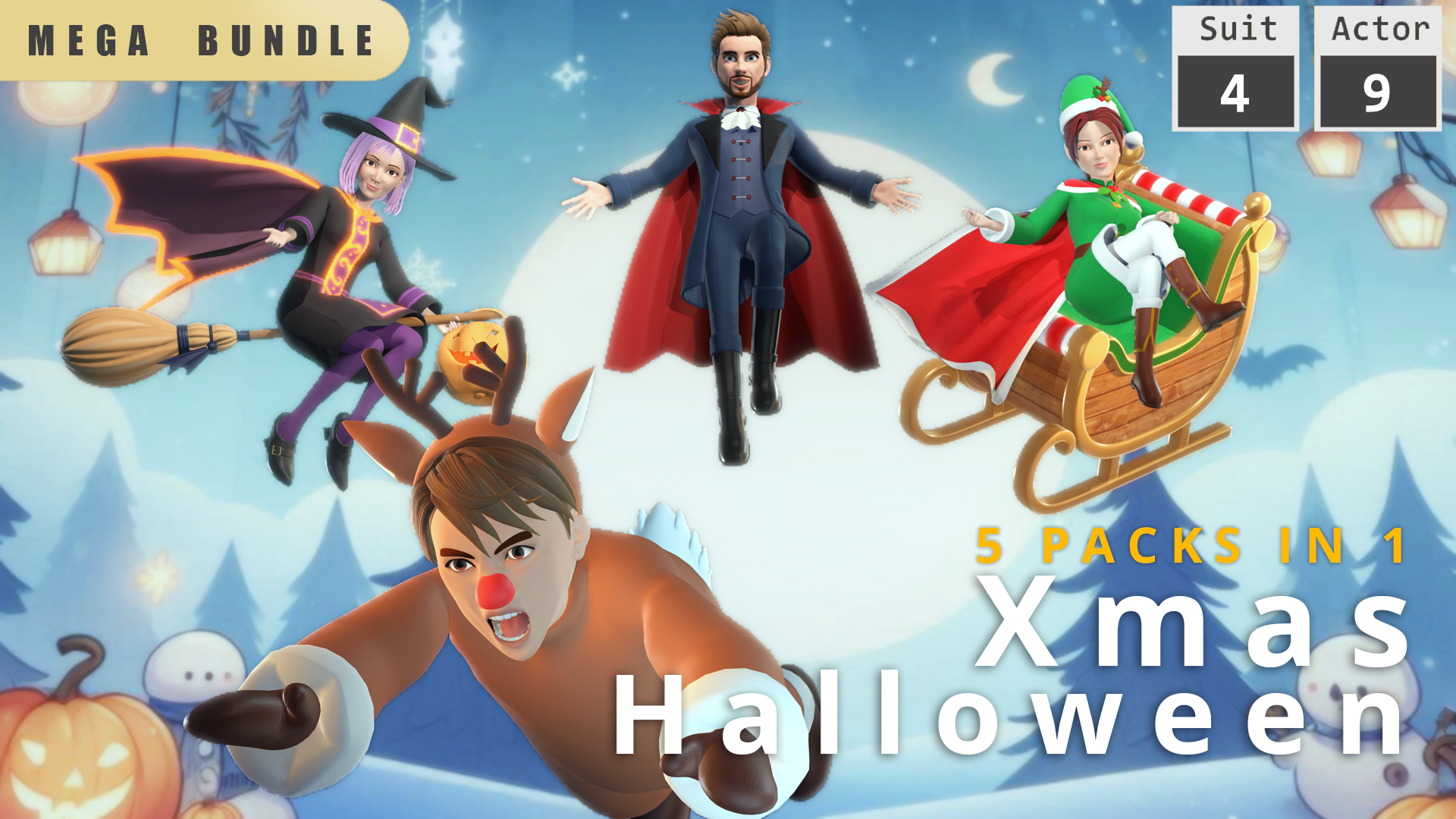 Xmas Halloween mega pack