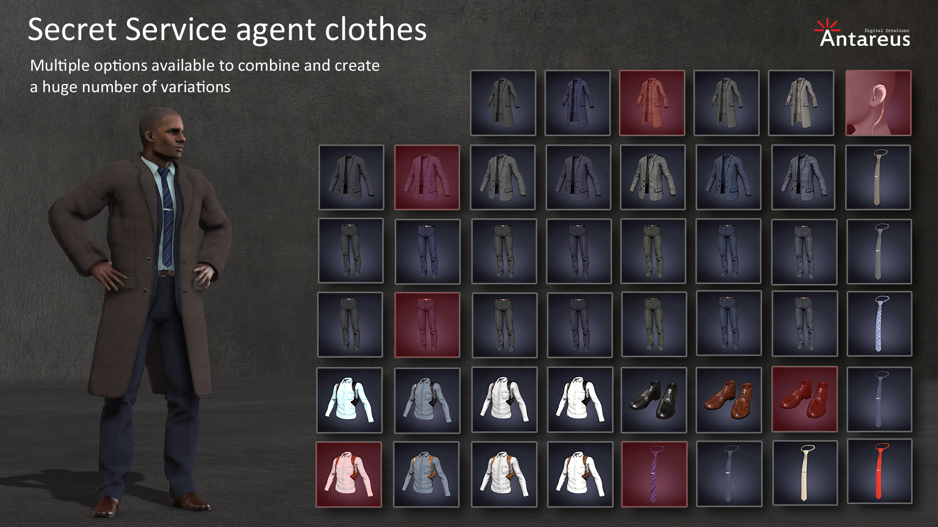 Secret Agent Costumes & Gears