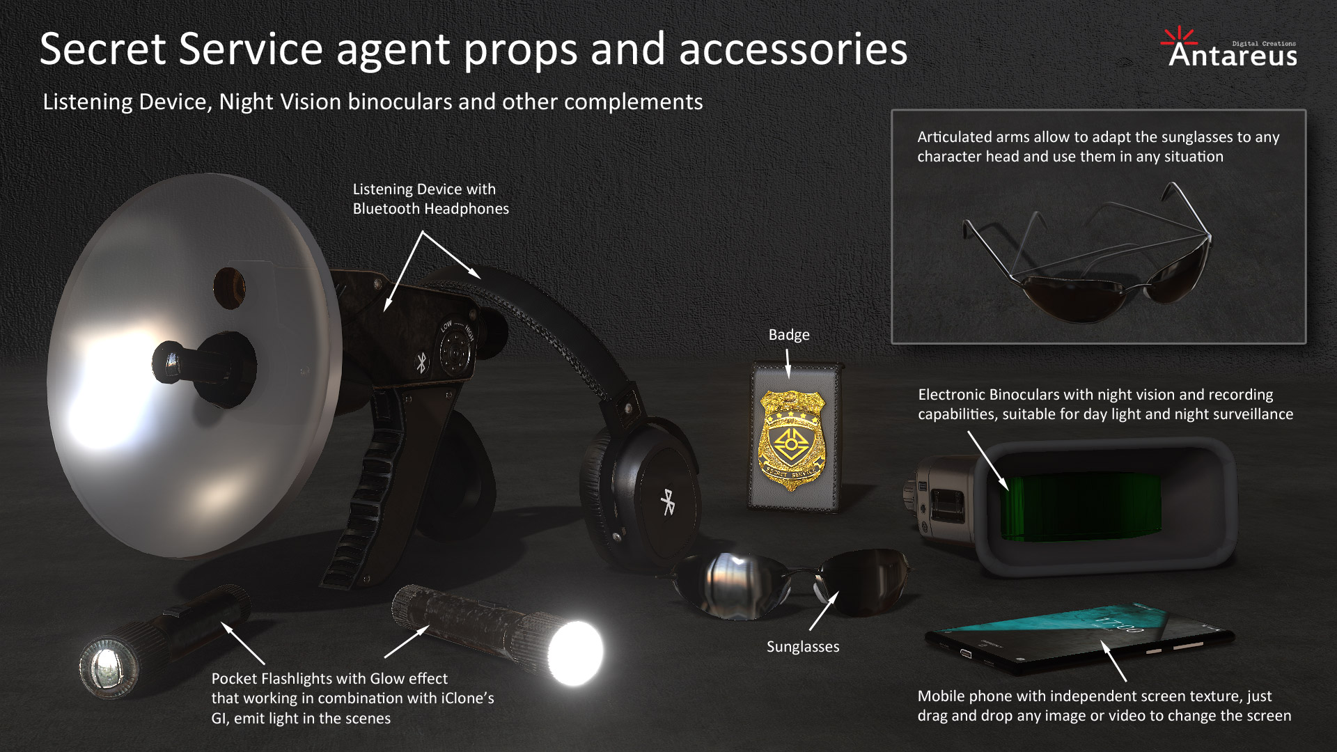 Secret Agent Costumes & Gears