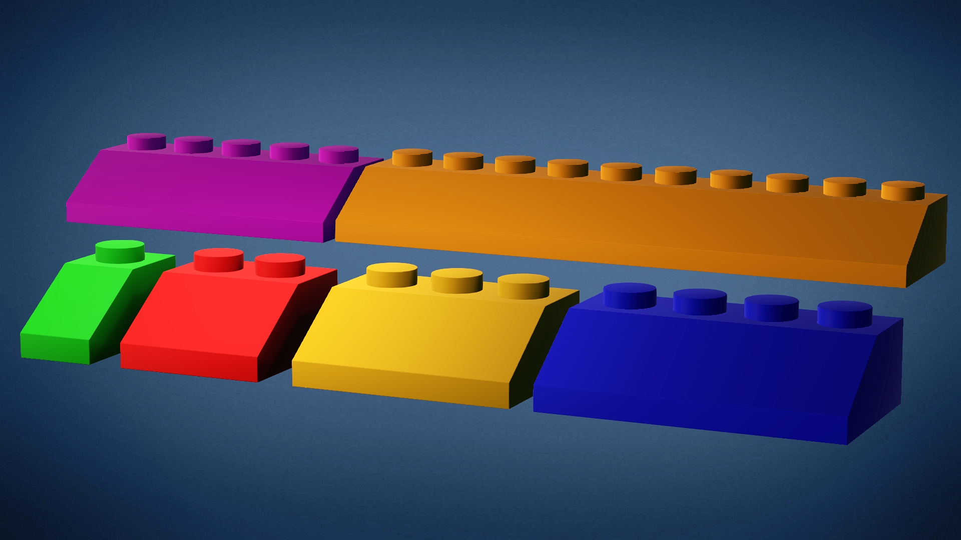 70 LEGO blocks