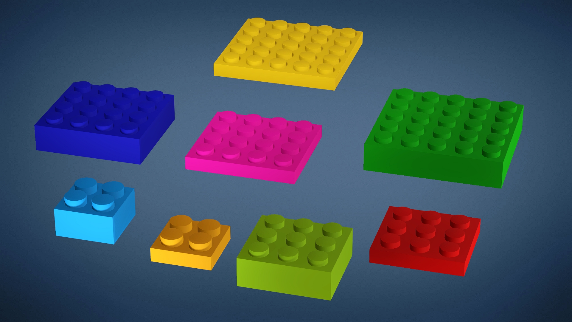 70 LEGO blocks