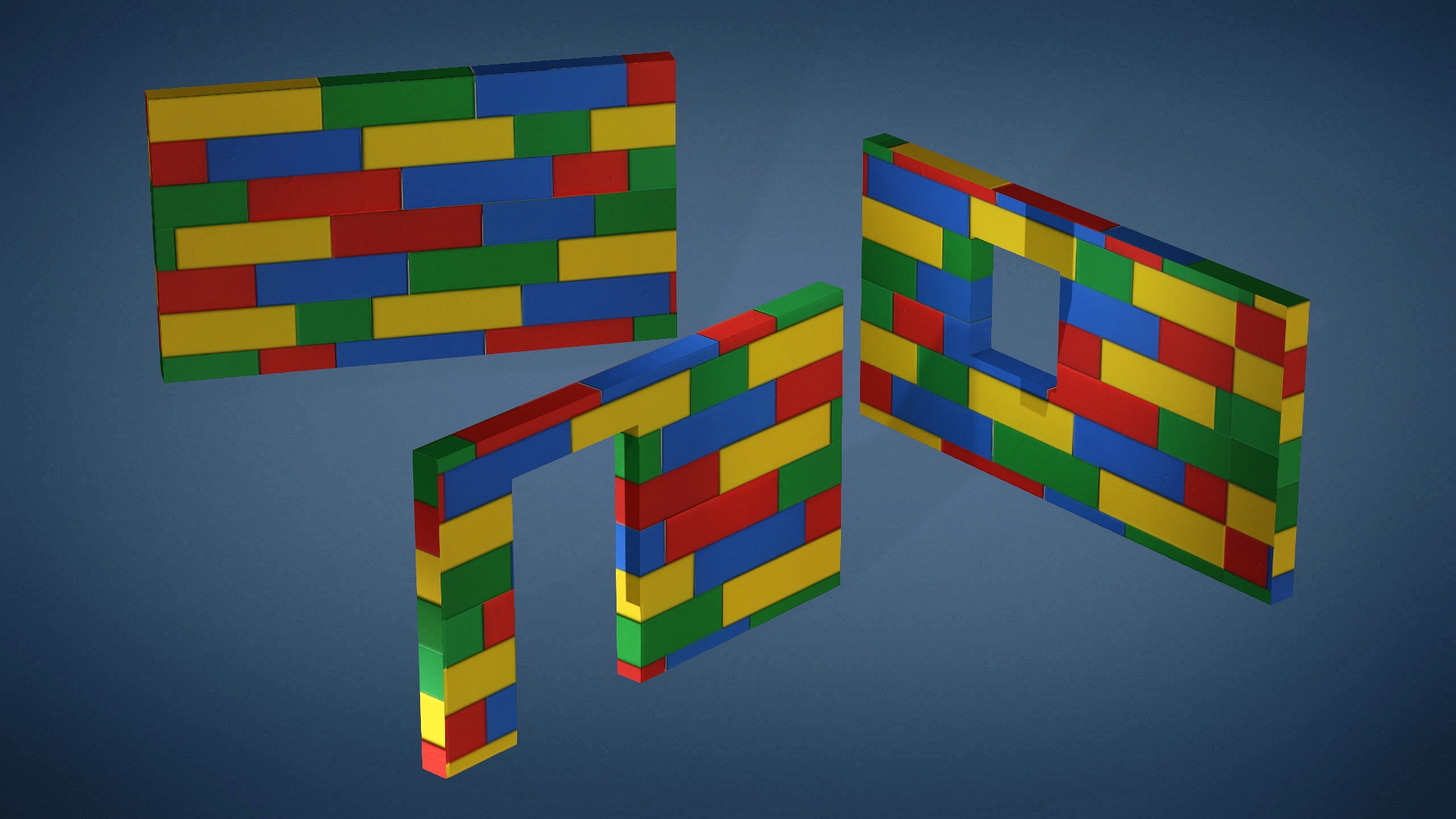 70 LEGO blocks