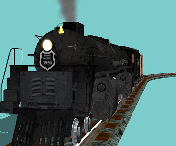 Bigboy 4-6-6-4 & Tender - Boxcar animated