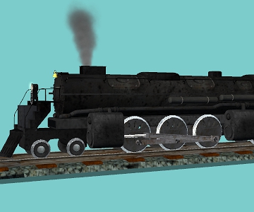 Bigboy 4-6-6-4 & Tender - Boxcar animated