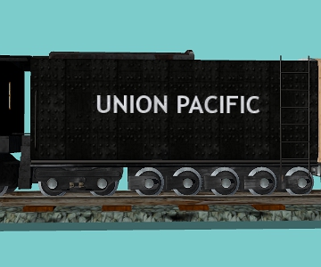 Bigboy 4-6-6-4 & Tender - Boxcar animated
