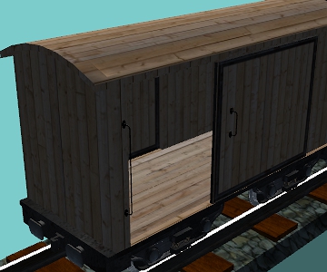 Bigboy 4-6-6-4 & Tender - Boxcar animated