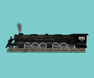 Bigboy 4-6-6-4 & Tender - Boxcar animated