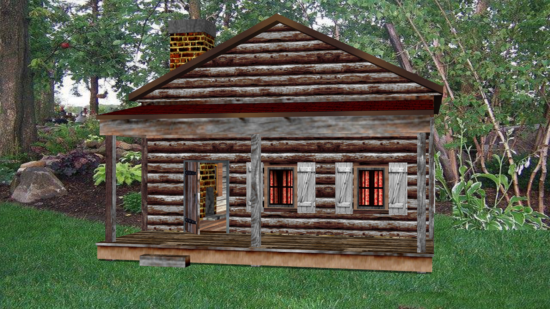 Log cabin 08