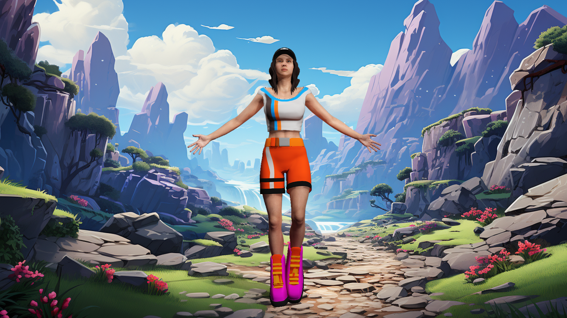 Daria - Energetic Sportswoman 3D Character