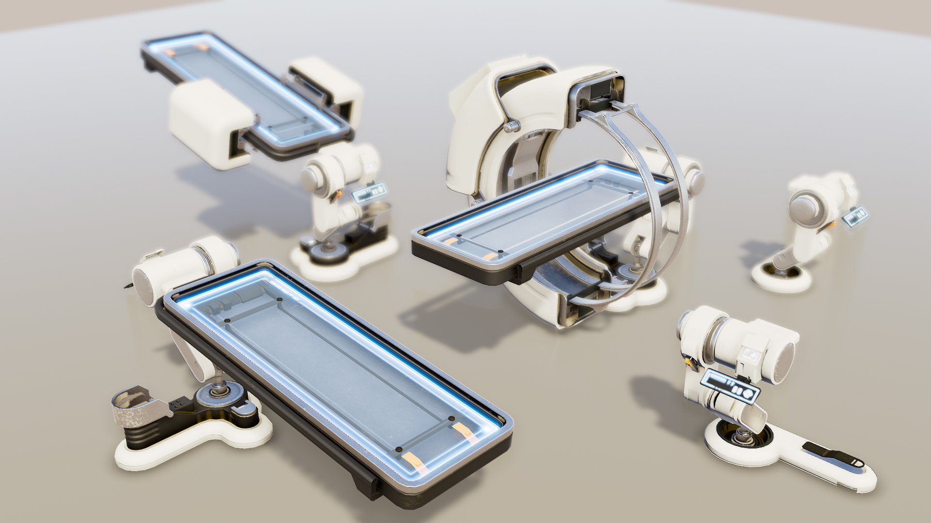 Sci-Fi Laboratory Props