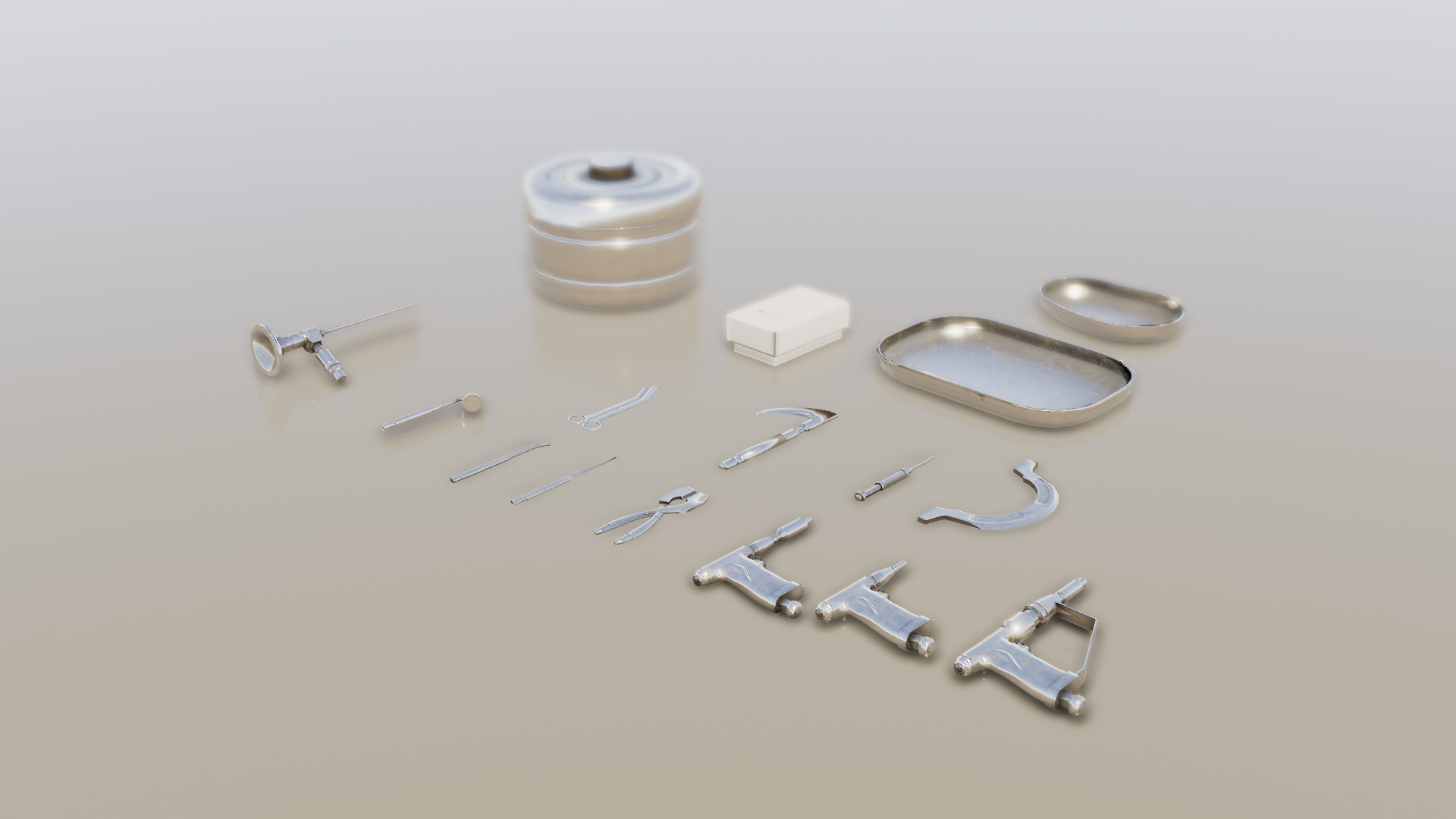 Sci-Fi Laboratory Props
