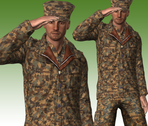 Field Uniform - Brown Military