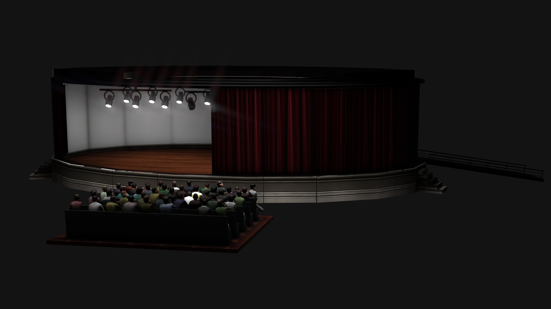 Stage and Audience Crowd