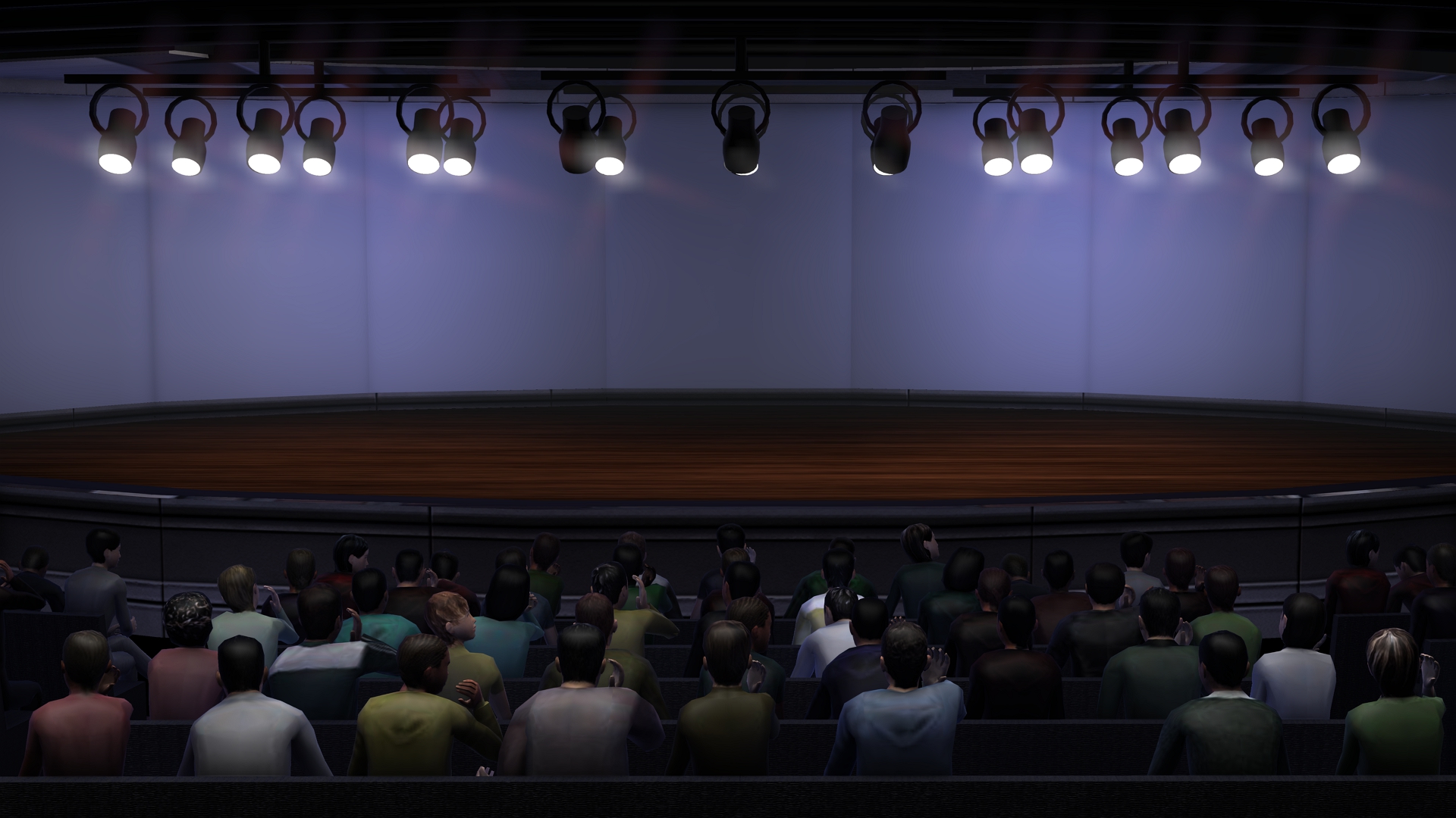 Stage and Audience Crowd