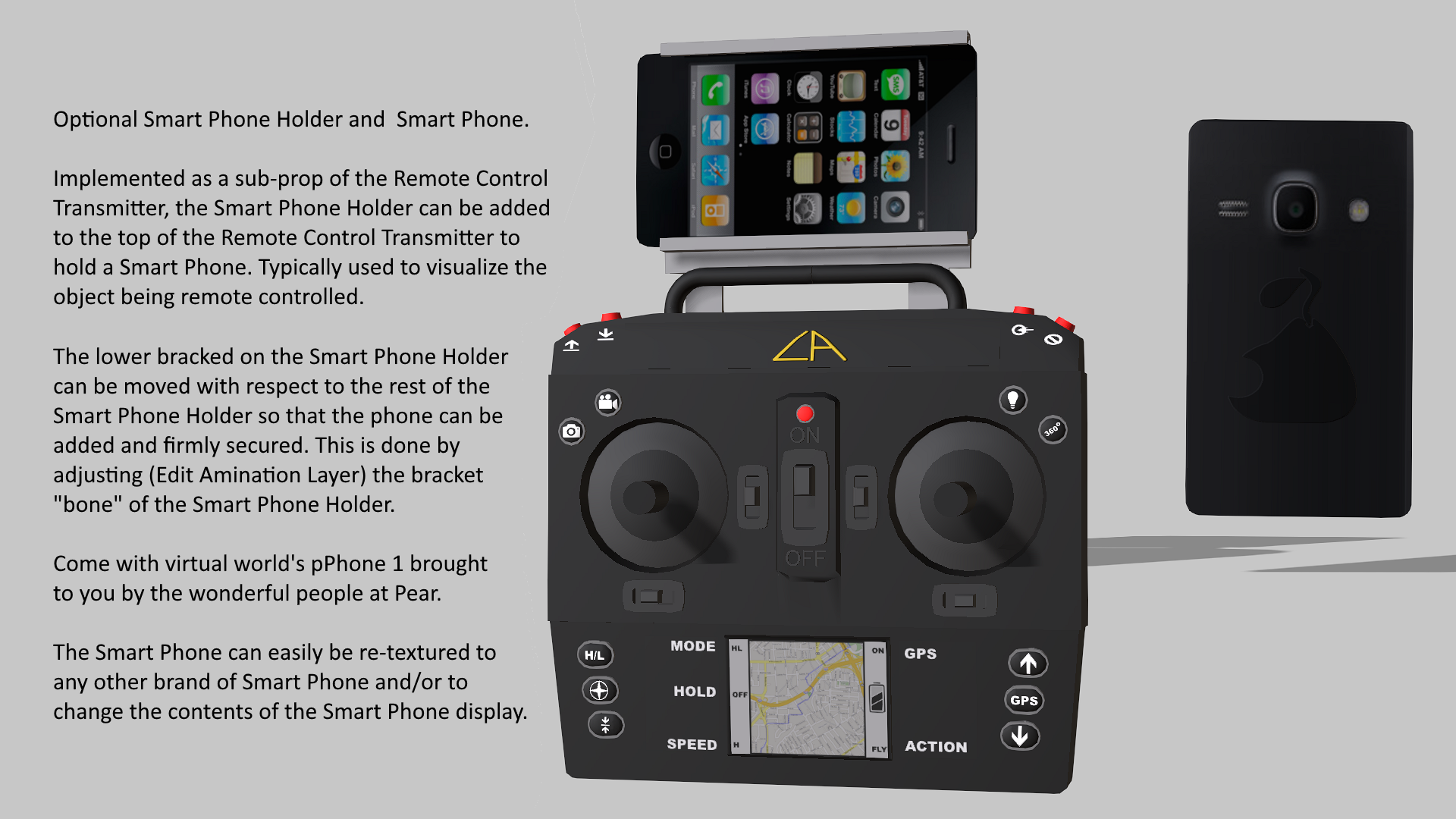 Remote Control Transmitter With Accessories