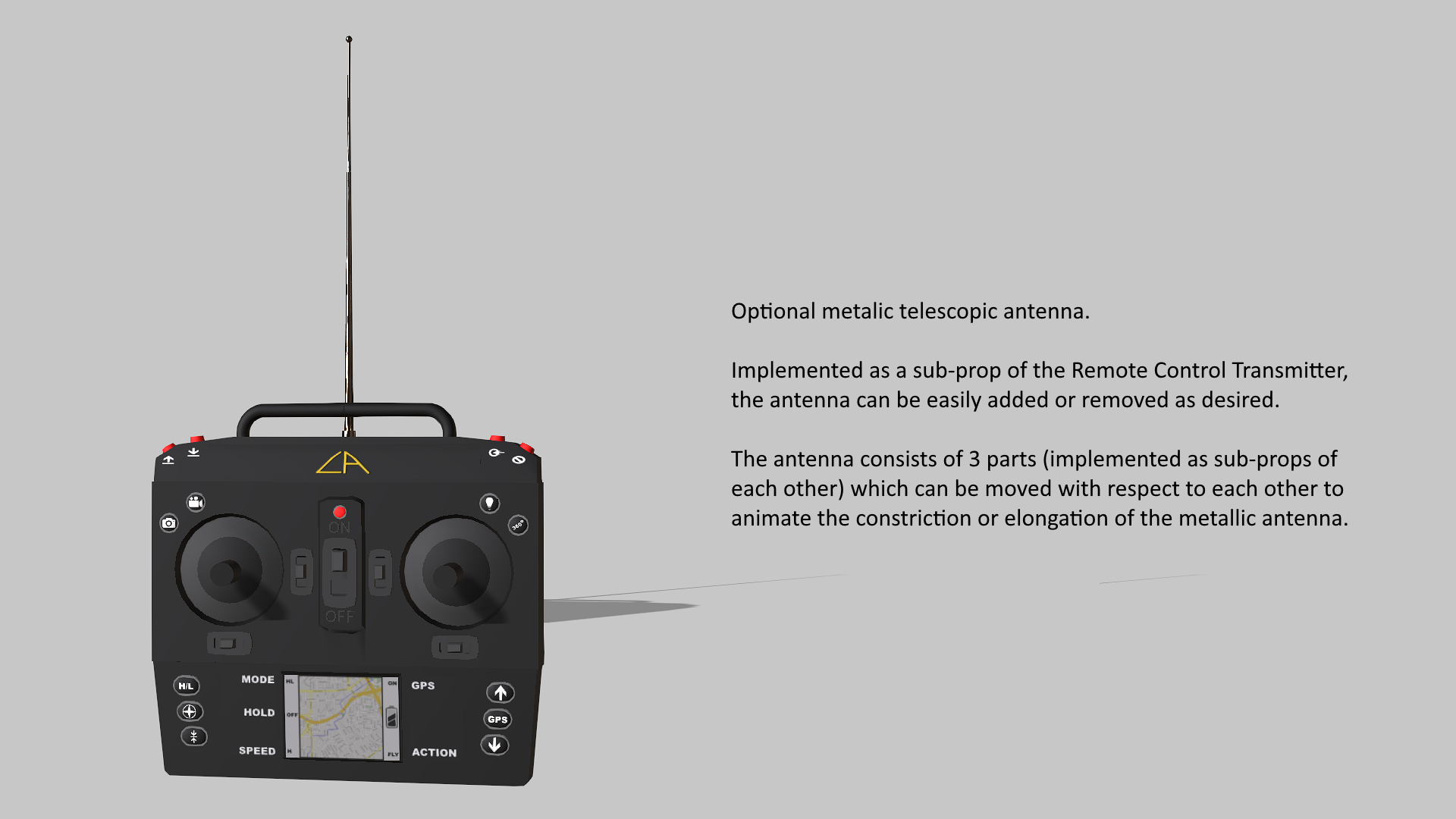 Remote Control Transmitter With Accessories