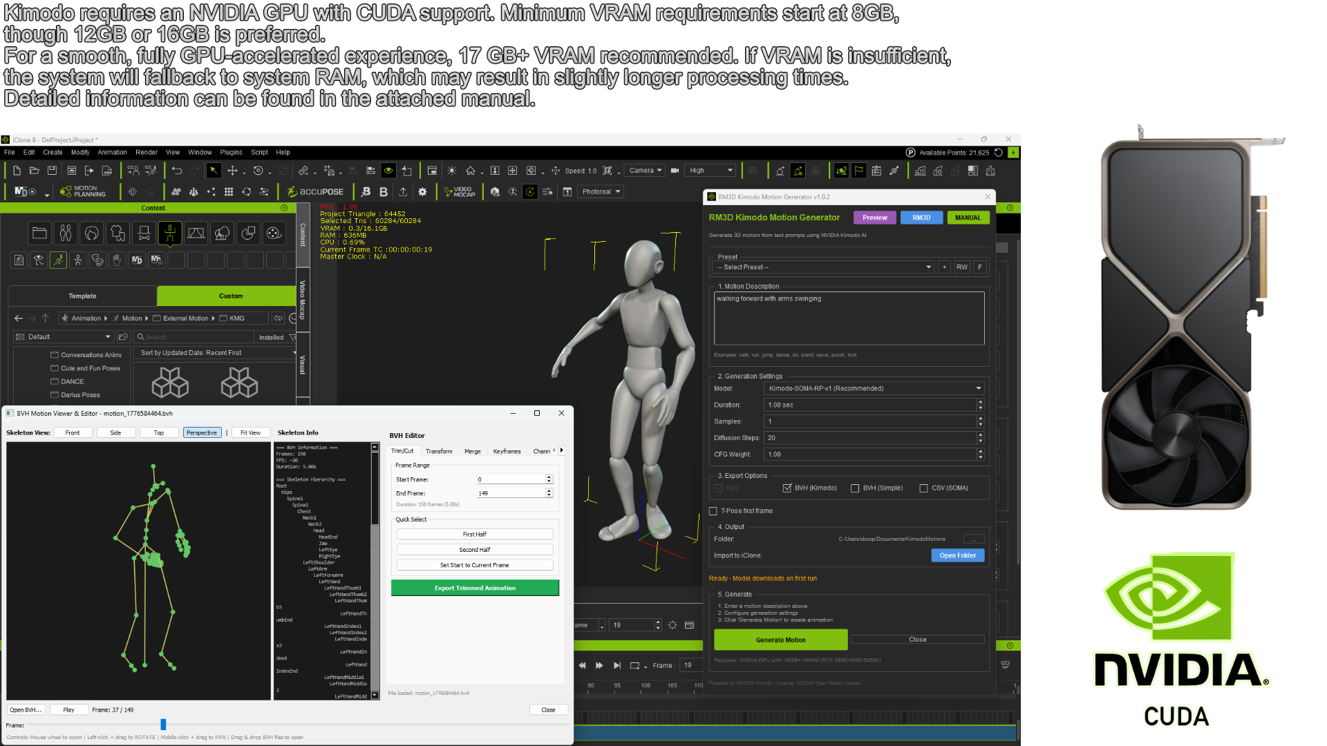 RM3D Kimodo Motion Generator