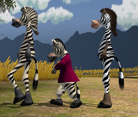 Toon Zebra