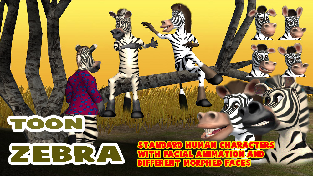 Toon Zebra
