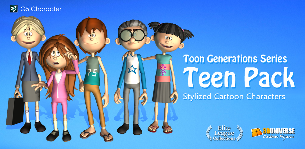 Toon Generations Teen Pack