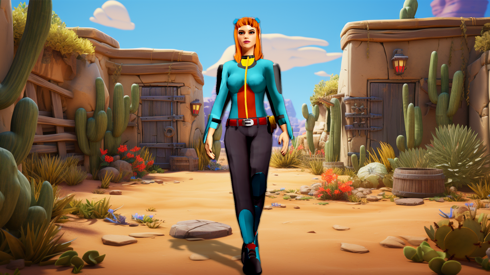 Rhea - Female Fighter 3D Character