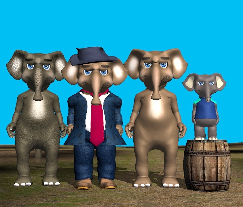 Toon Elephants