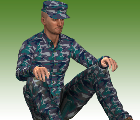 Field Uniform Military Combo