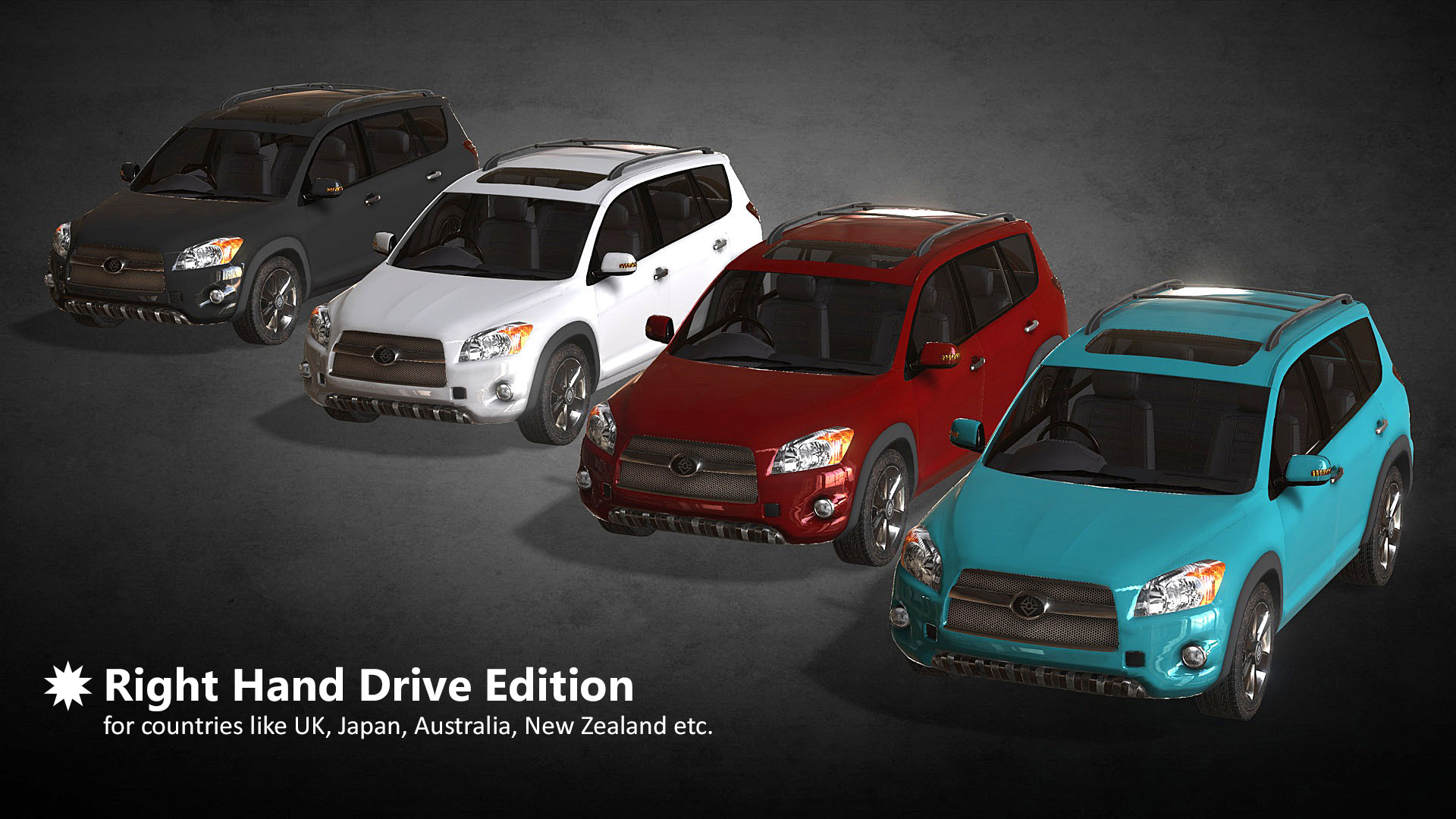 SUV - RHD - Interactive Vehicles & Cars Series - Right Hand Drive Edition