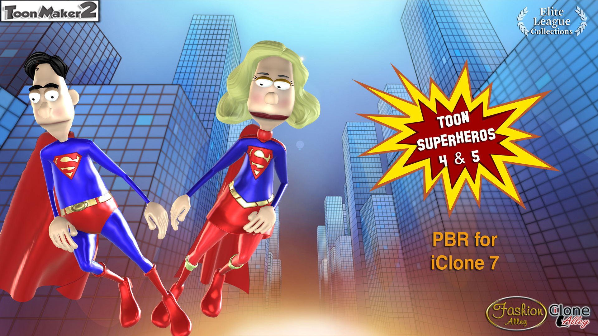 Toon Superheros 4 & 5