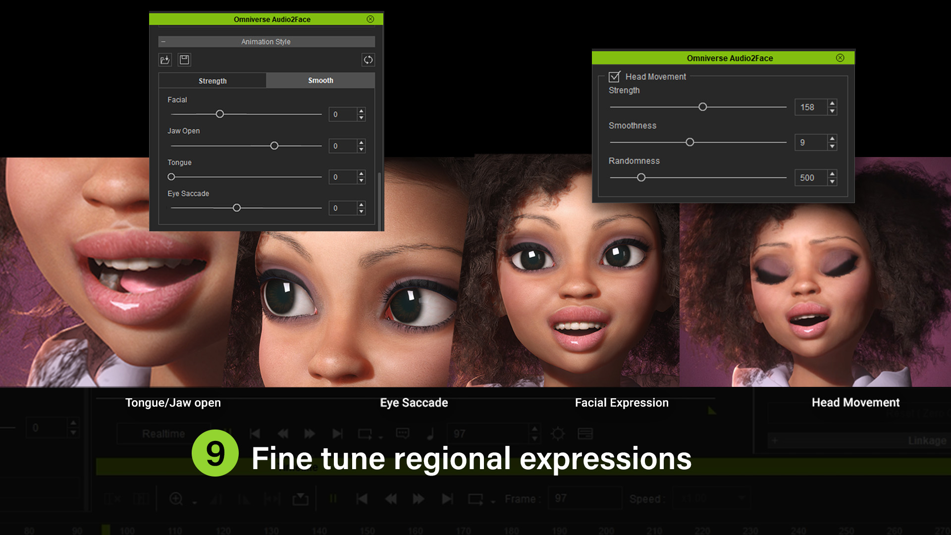 NVIDIA Audio2Face (A2F) for iClone 8