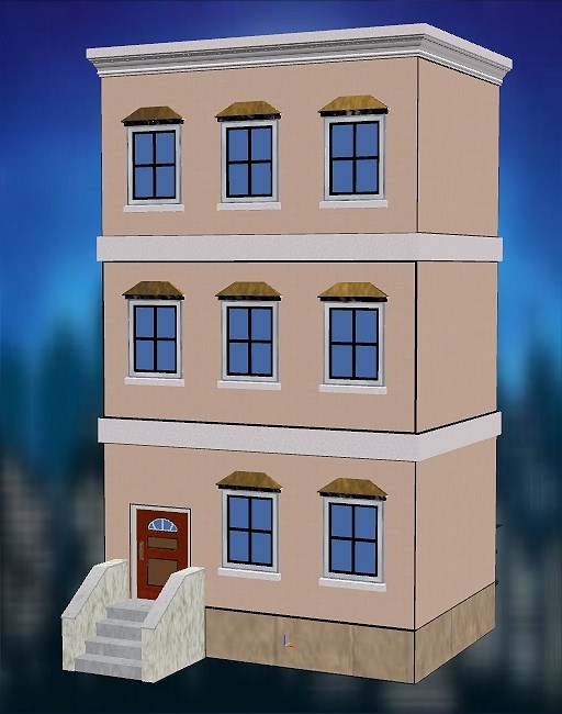 Cartoon Building E