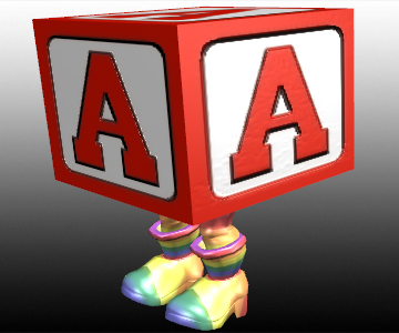 Toy Block Characters