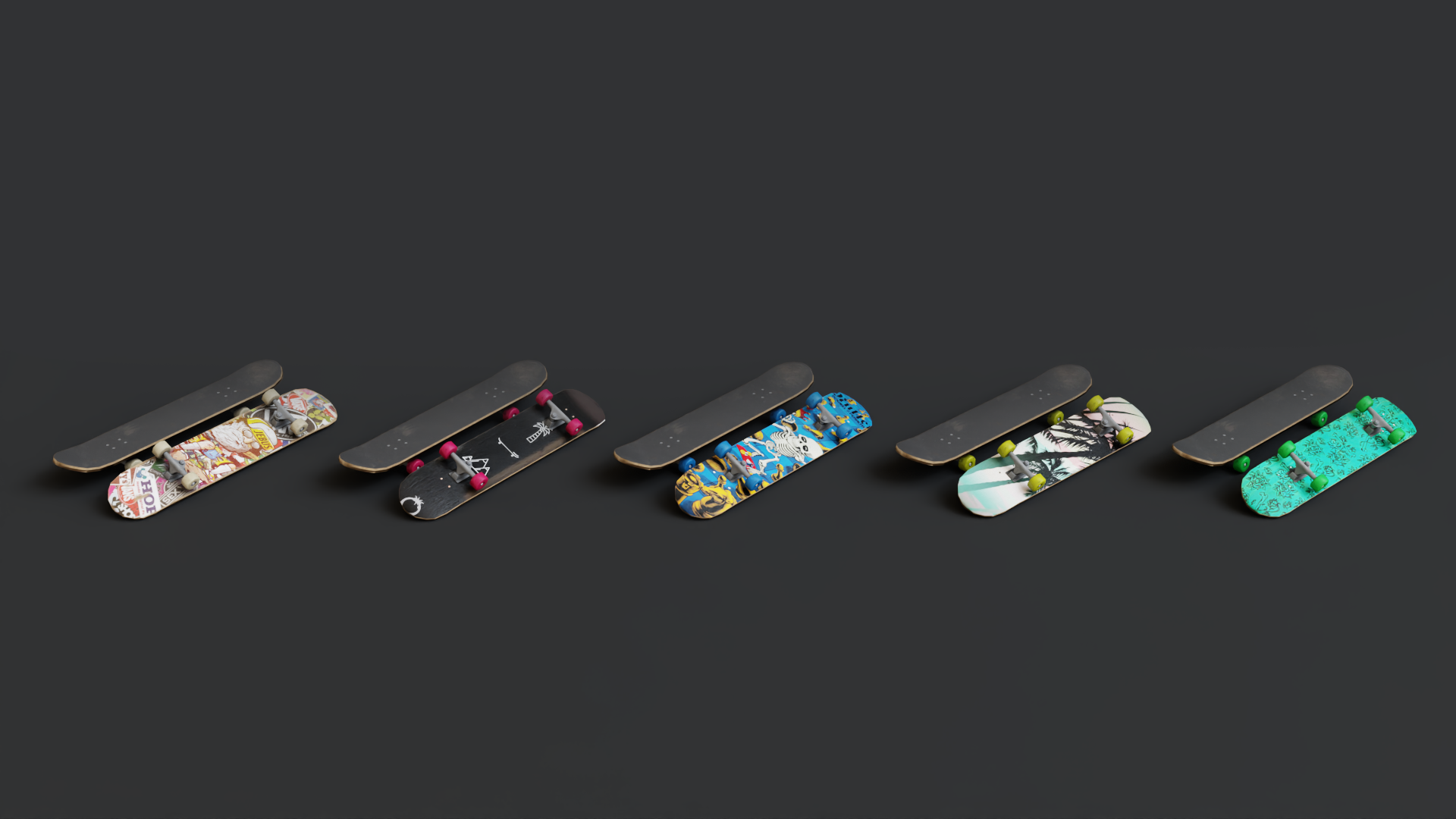 Props Collection - Skateboard & Skatepark