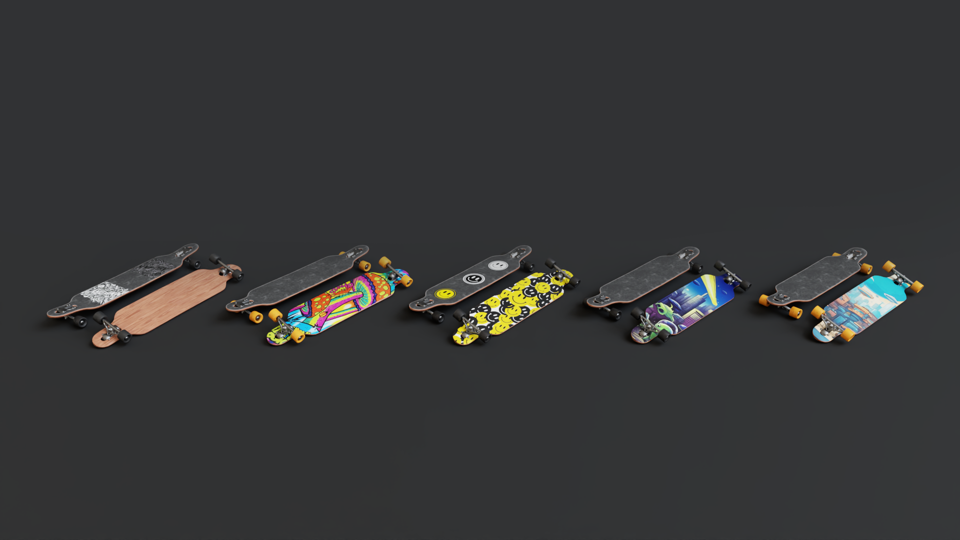 Props Collection - Skateboard & Skatepark