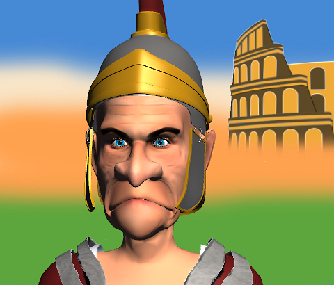 Cartoon Roman Soldiers