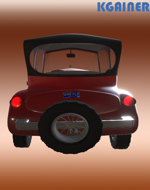 Iclone Toon Car Red