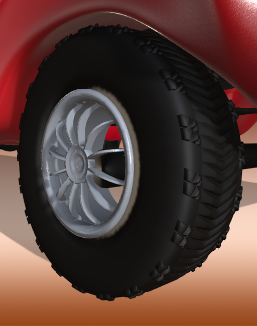 Iclone Toon Car Red