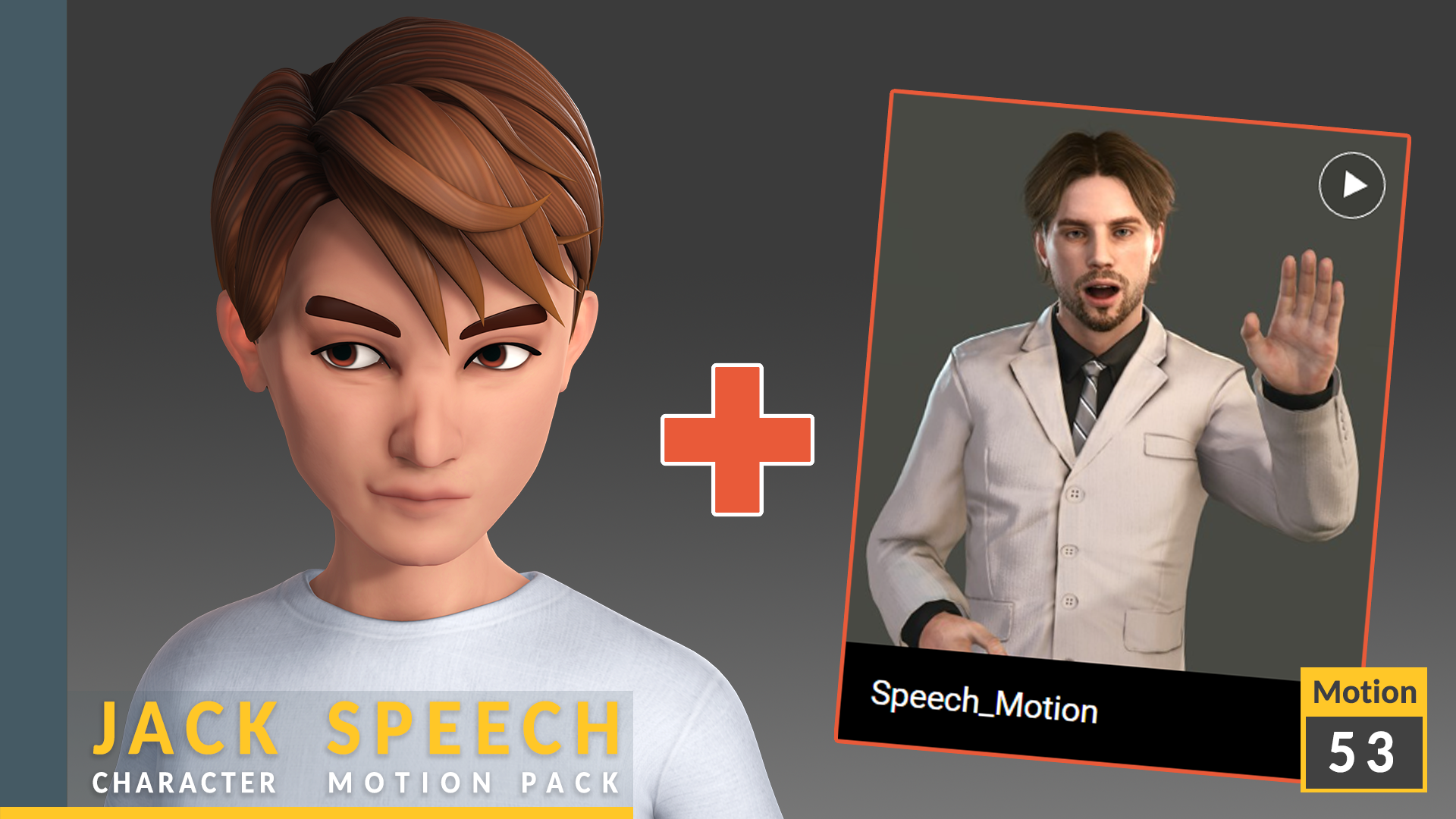 Jack & Speech motion pack