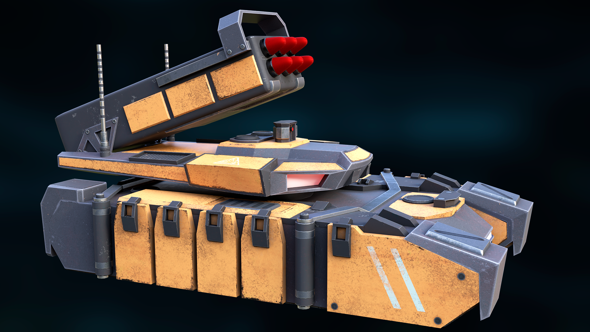 Sci-Fi Rockets Tank
