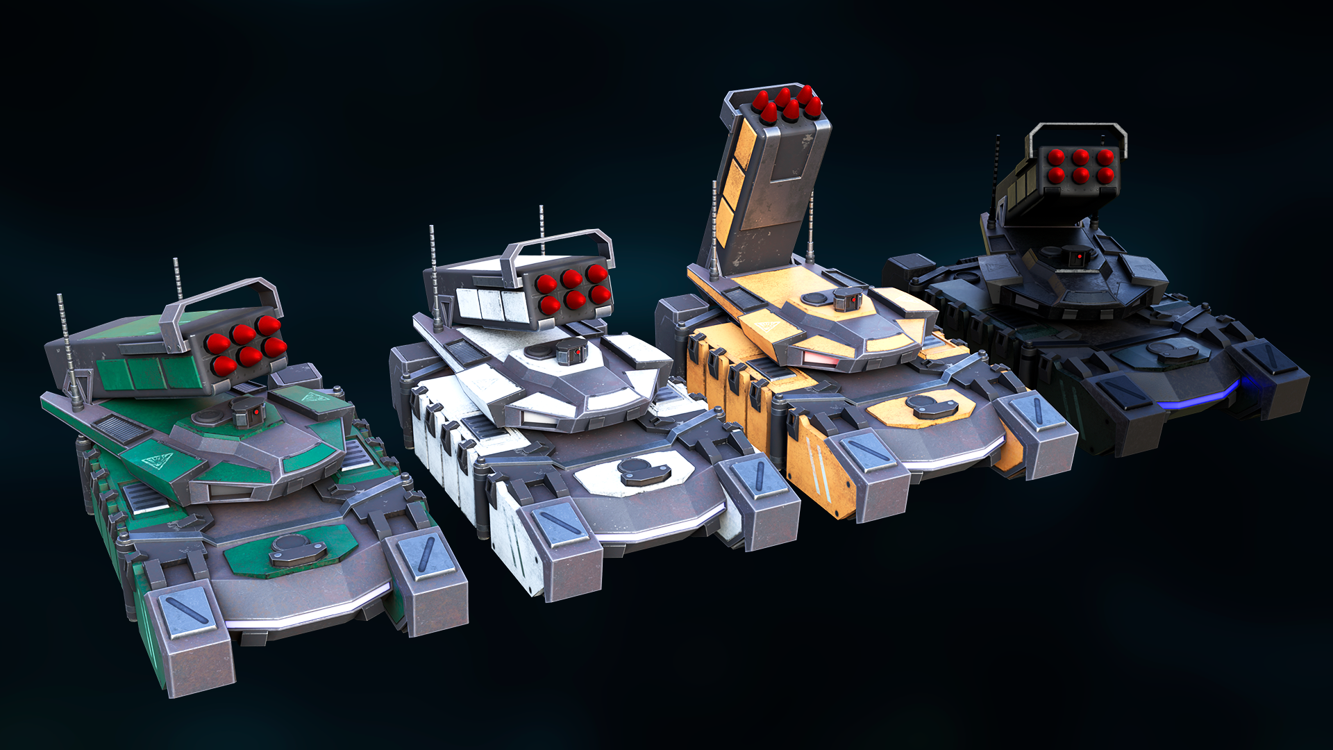 Sci-Fi Rockets Tank