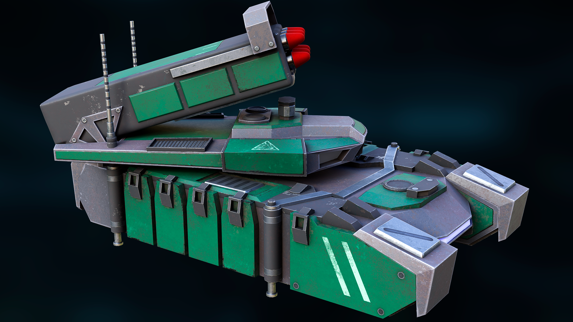 Sci-Fi Rockets Tank