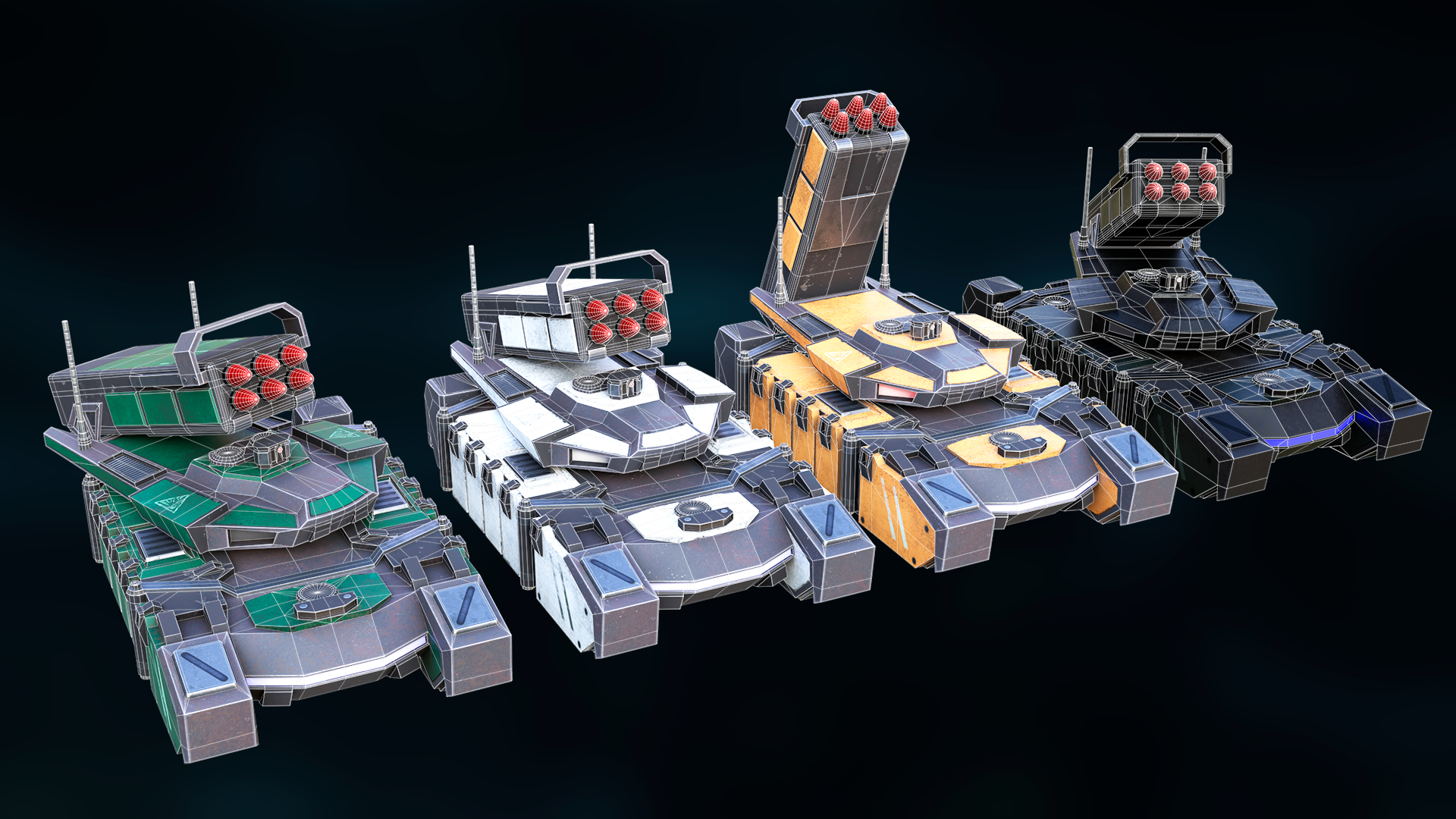 Sci-Fi Rockets Tank
