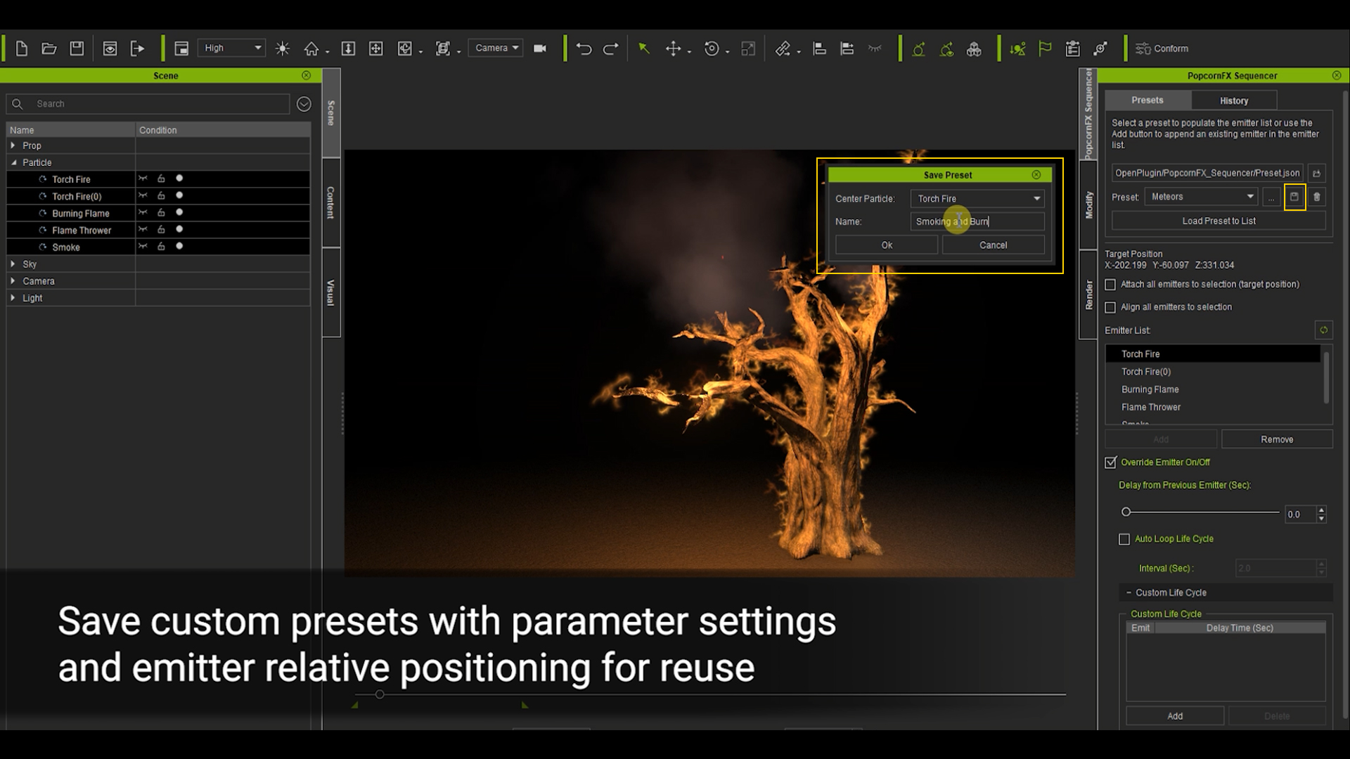 PopcornFX Particle Sequencer