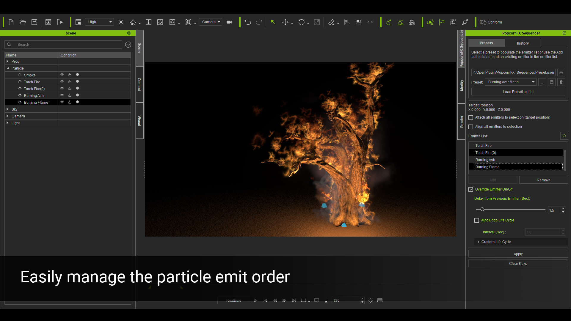 PopcornFX Particle Sequencer