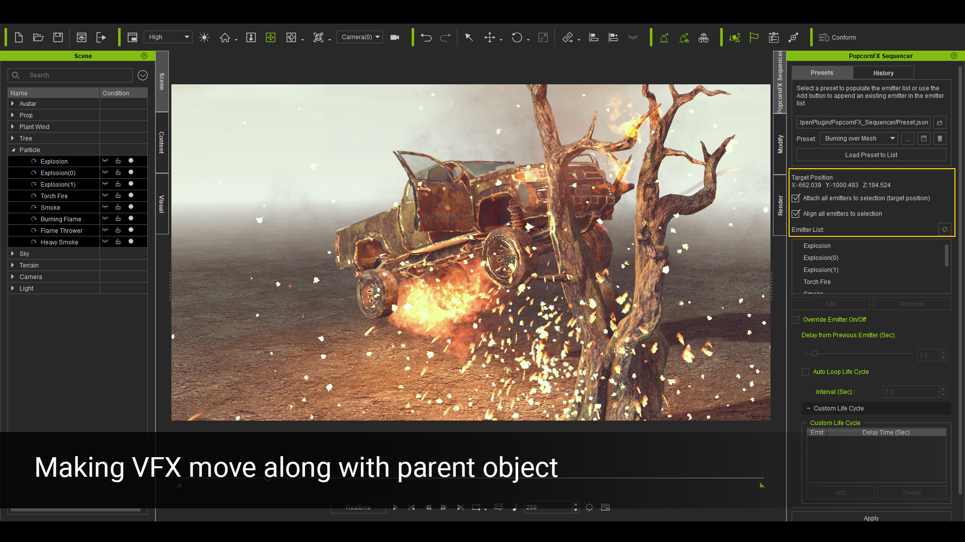 PopcornFX Particle Sequencer