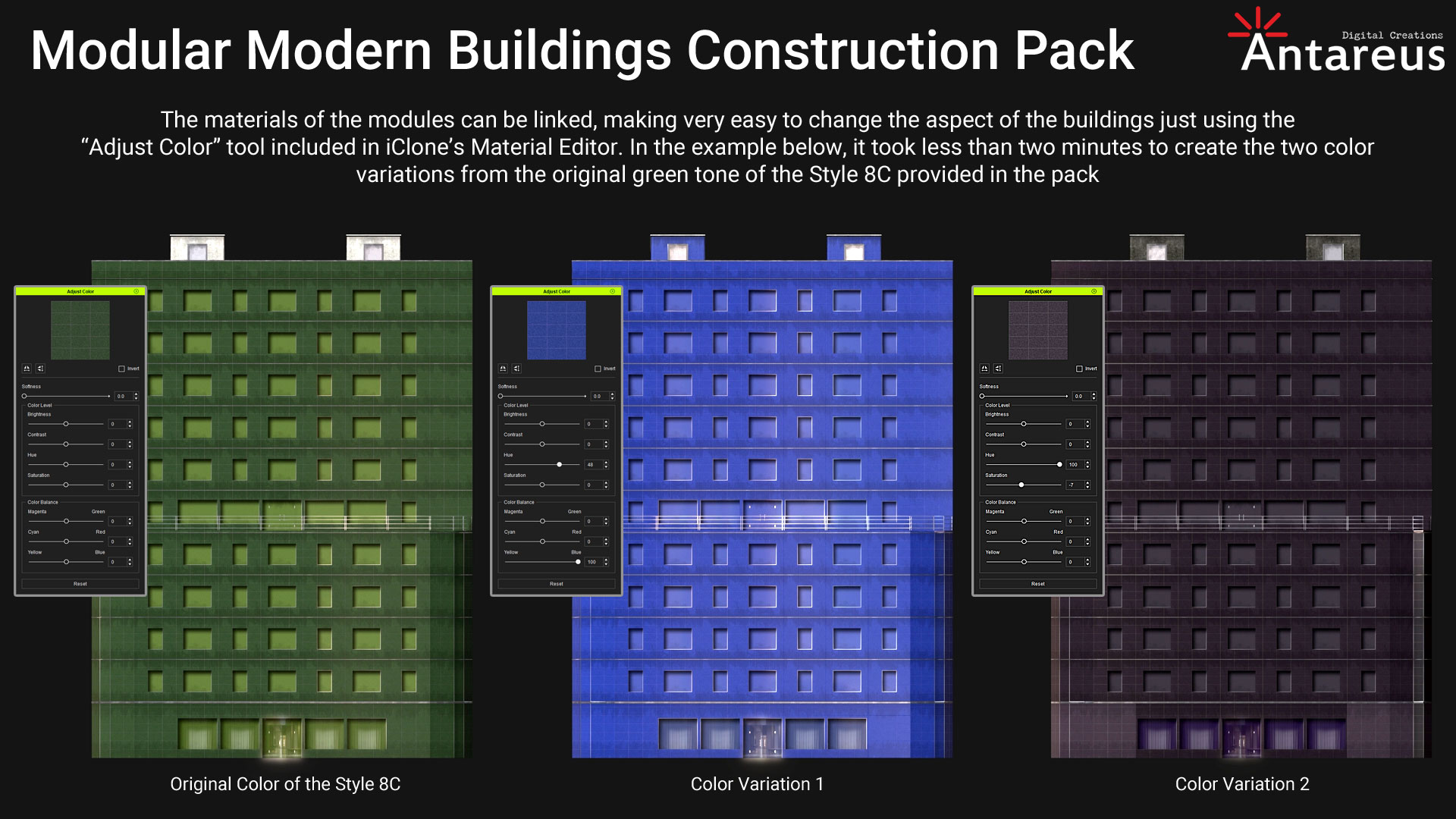 Modular Modern Building Construction Elements
