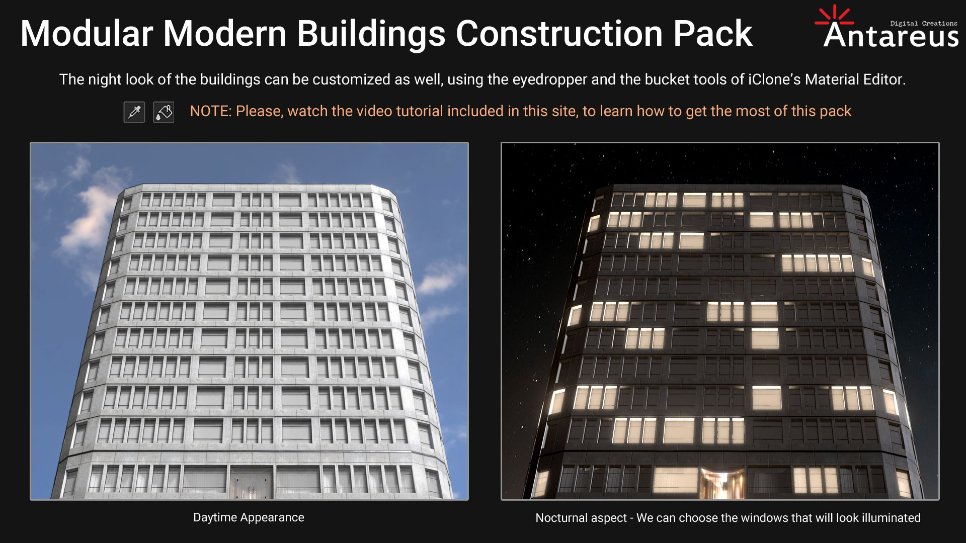 Modular Modern Building Construction Elements