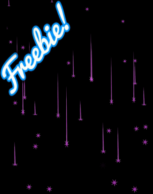 Pink Stars Falling In Lines
